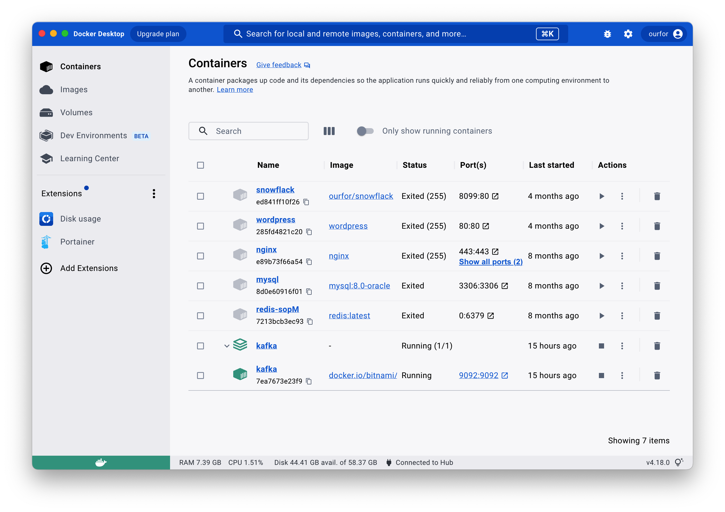Docker部署kafka
